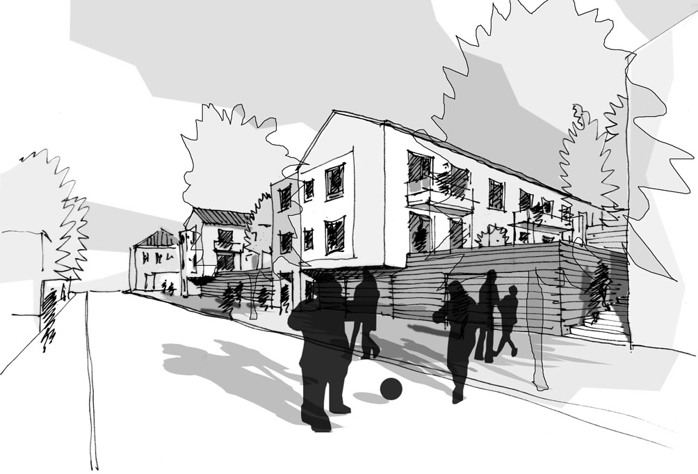 Entwurf Wohnsiedlung in Kreuztal « architekturwerkstatt infra plan